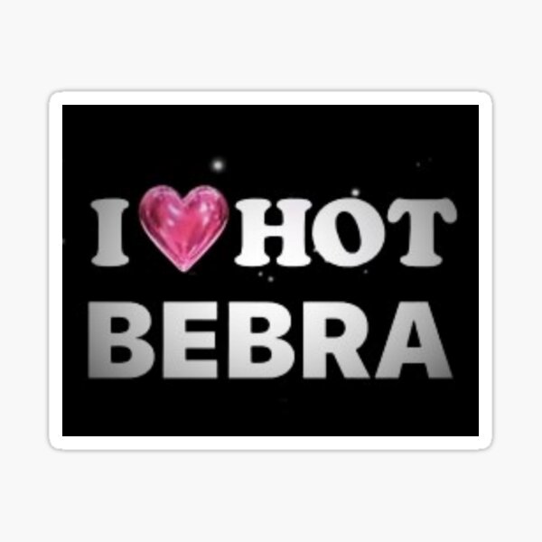 "I Love Hot Bebra" Sticker for Sale by izifest | Redbubble