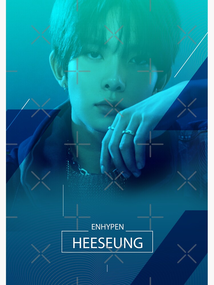 "ENHYPEN - HEESEUNG" Sticker by franzt68 | Redbubble