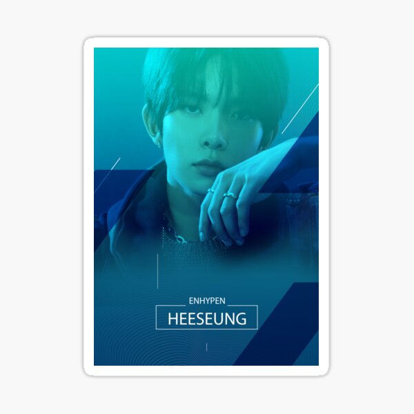 "ENHYPEN - HEESEUNG" Sticker by franzt68 | Redbubble