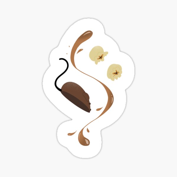 "Chocolate Mice" Sticker for Sale by GidgetDraws | Redbubble