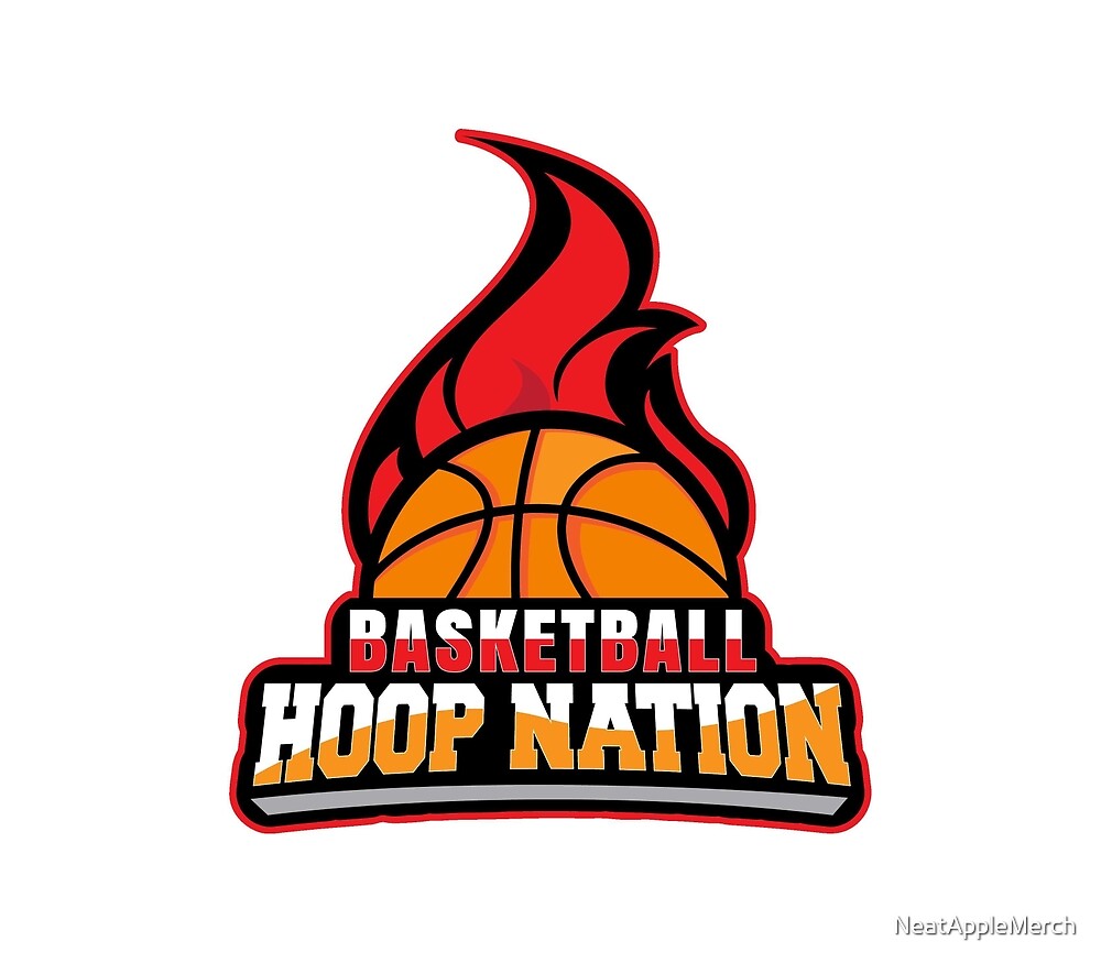 "BasketBall Hoop Nation" by NeatAppleMerch | Redbubble