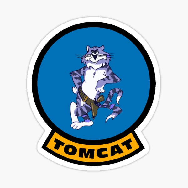 "F-14 Tomcat Patch" Sticker by uzzyq | Redbubble