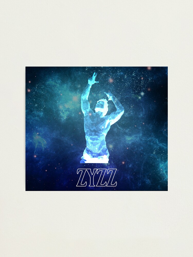 "Magical Zyzz- Starry Green and Blue Background with Zyzz Drawing ...