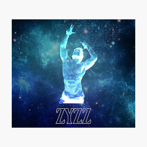 "Magical Zyzz- Starry Green and Blue Background with Zyzz Drawing ...