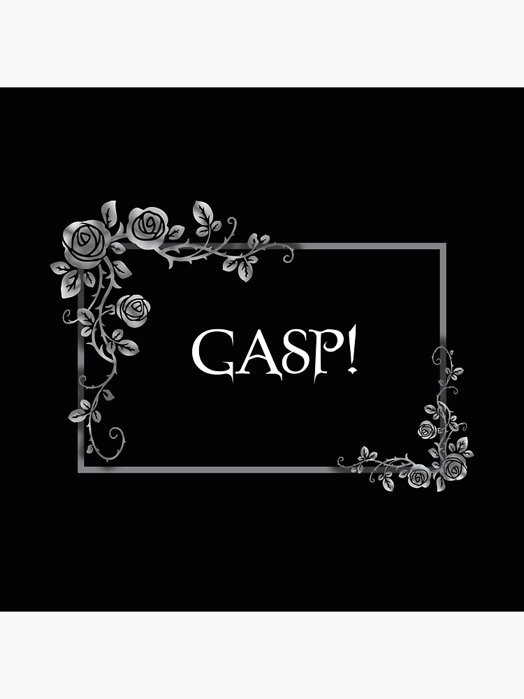 "Silent Movie Queen Gasp!" Sticker for Sale by TenebrousRose | Redbubble