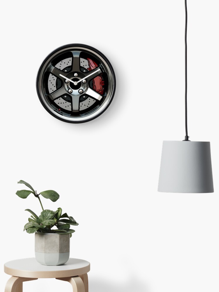 "Polished JDM Wheel" Clock for Sale by ApexFibers | Redbubble