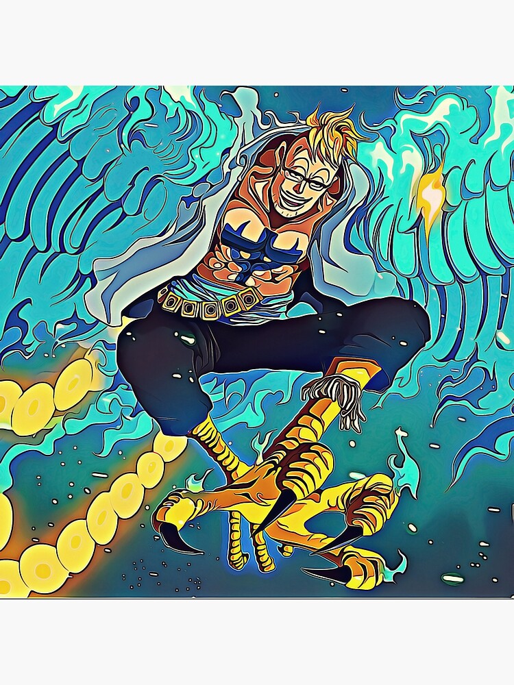 "Marco the phoenix White Beard Pirate Wano OP One Piece Merch Gift ...