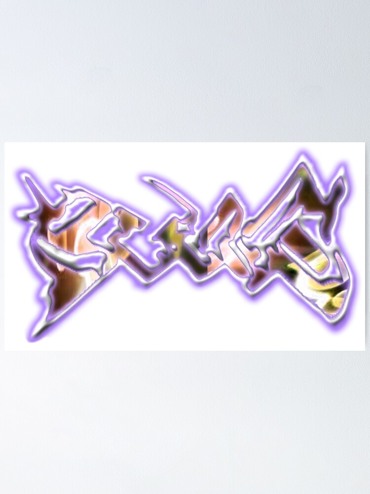 "Bladee Australian Tour Lazer Logo" Poster by alexdzhem | Redbubble