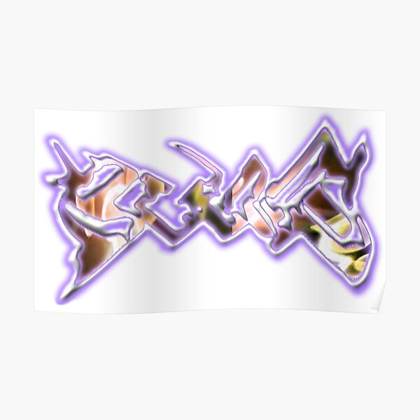 "Bladee Australian Tour Lazer Logo" Poster by alexdzhem | Redbubble