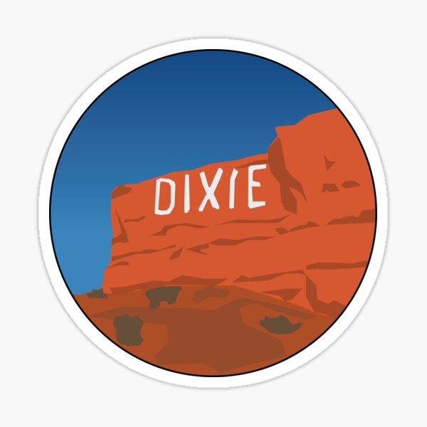 "Dixie Rock Sticker" Sticker by Hunterbogar | Redbubble