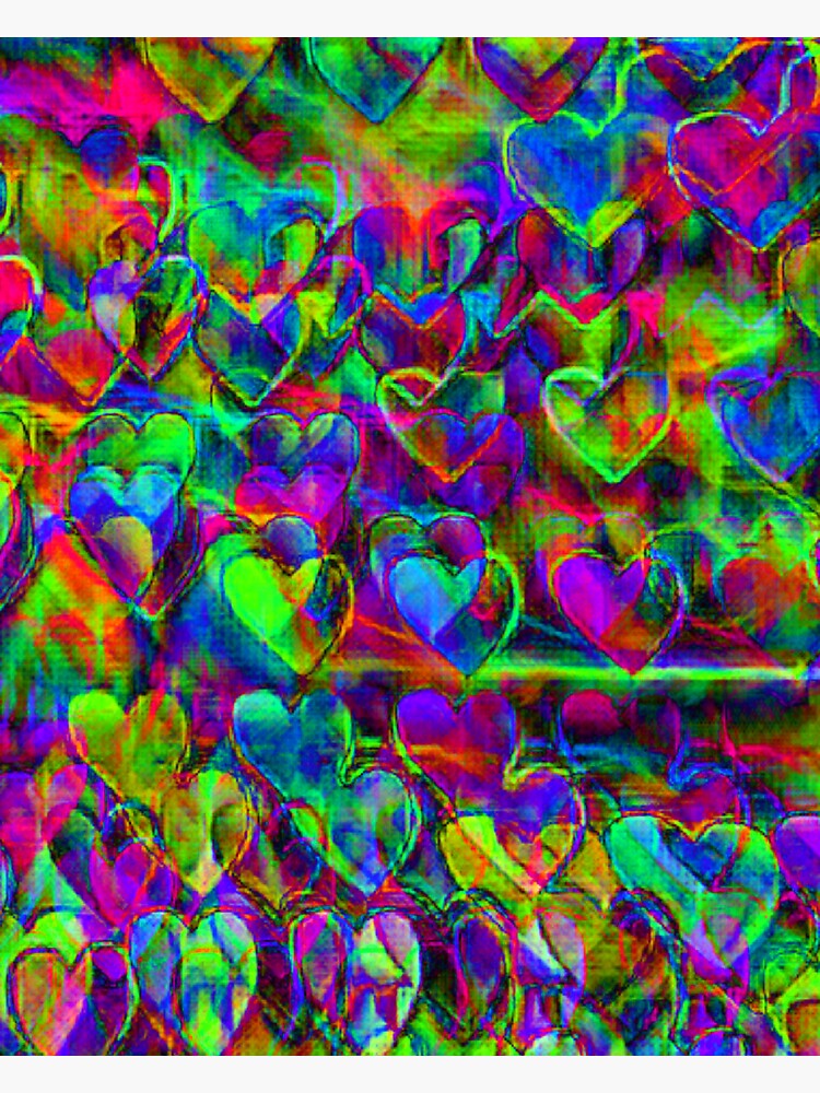 "Hearts of different colors...various emotions and motives. What is the ...