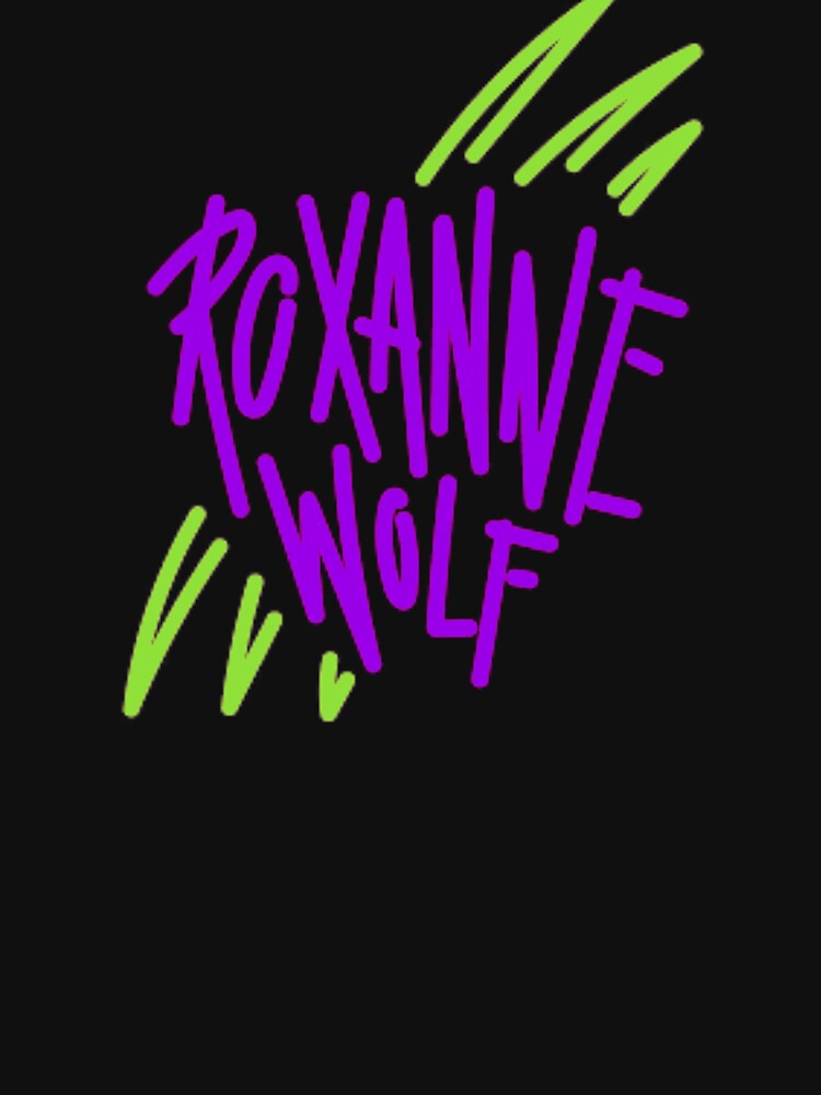 "Roxanne Wolf Text Logo" T-shirt for Sale by popcultmania | Redbubble ...