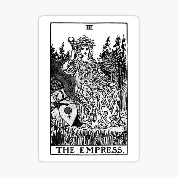 "The Empress" Sticker by OlaHolaHola | Redbubble