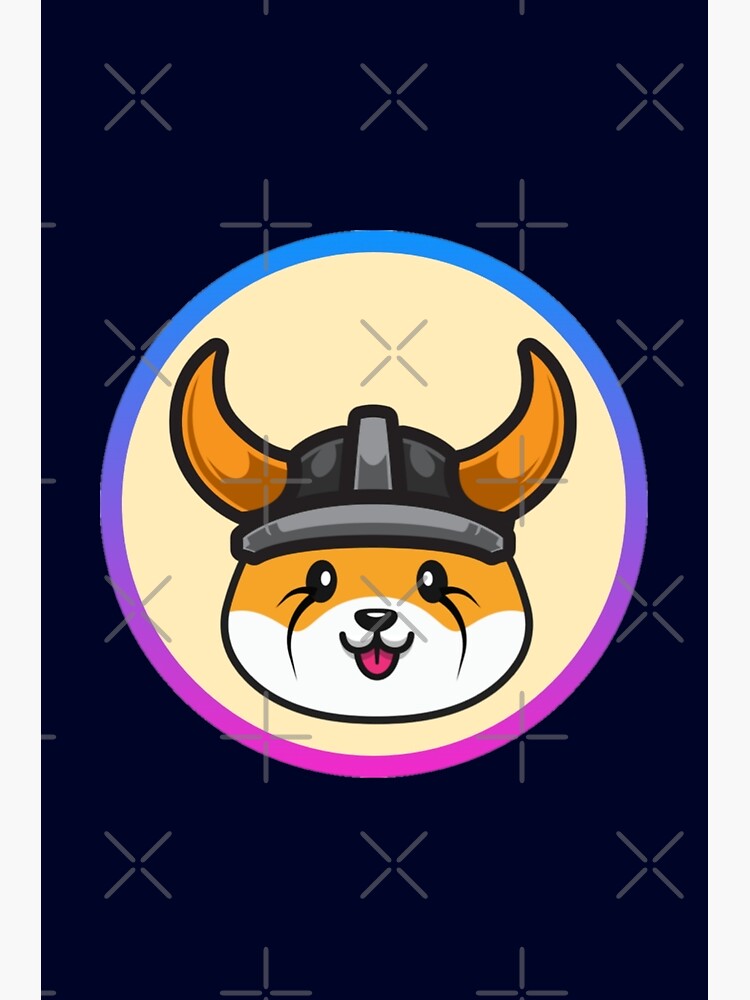 "Floki Inu Crypto Logo" Poster for Sale by CryptoRedbubble | Redbubble