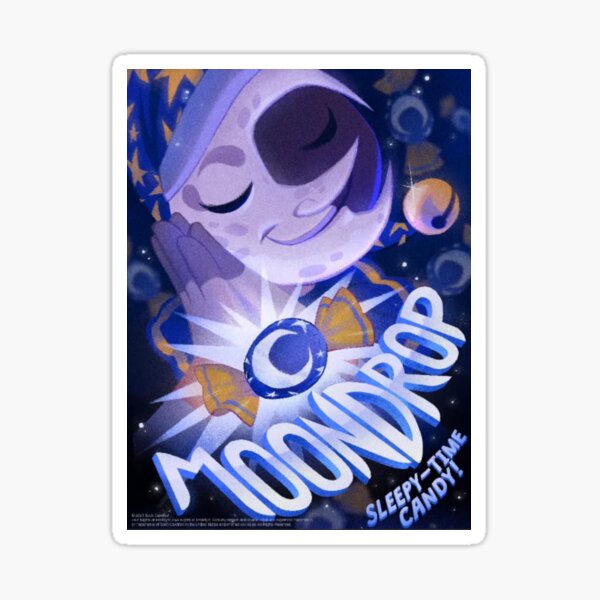 "Moondrop Sleepy Time" Sticker for Sale by CalvinMerce | Redbubble