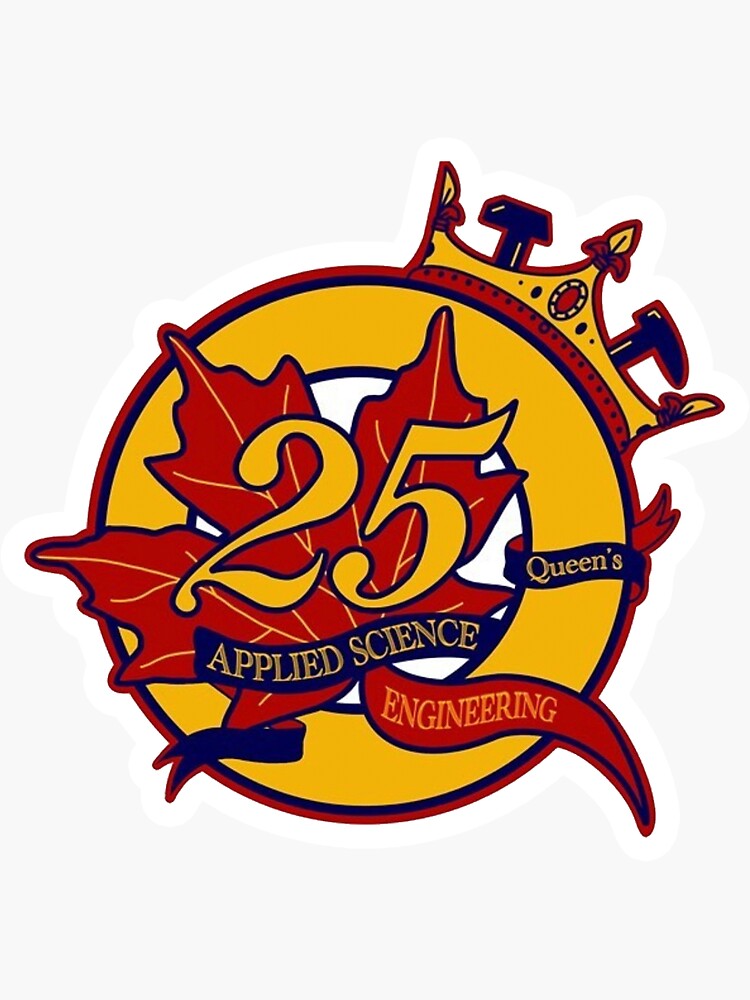 "Queen's Engineering Class of 2025 Year Crest" Sticker for Sale by ...