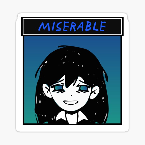 "Mari's Miserable Emotion from OMORI" Sticker for Sale by SOMECreativs ...