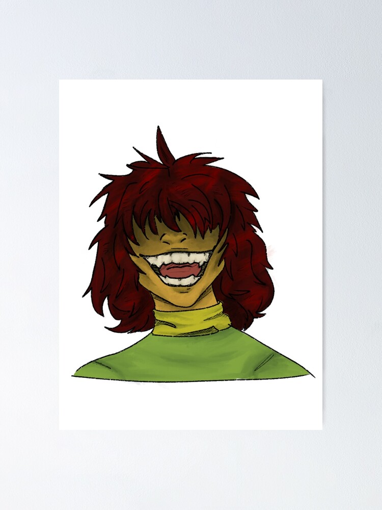 "Frisk - Deltarune" Poster for Sale by Sluggymelons | Redbubble
