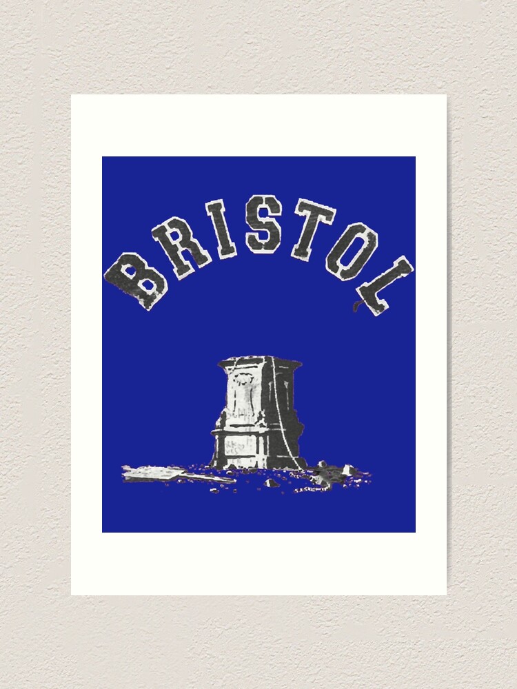 "banksy bristol colston 4 slave trader statue " Art Print for Sale by ...