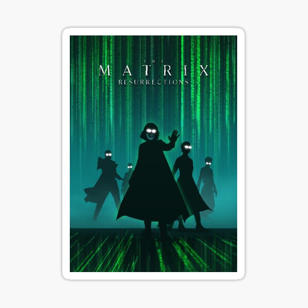 "The Matrix Resurrections Minimal Fan Art" Sticker for Sale by ...