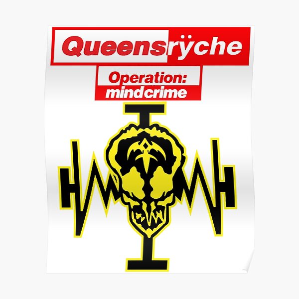 "operation mindcrime For Fans" Poster by BrendanHirthe | Redbubble