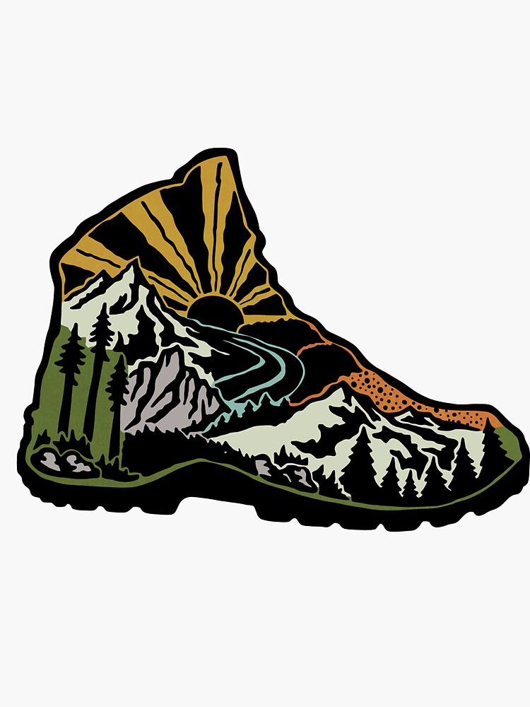 "Path Less Travelled" Sticker for Sale by kenzy1243 | Redbubble