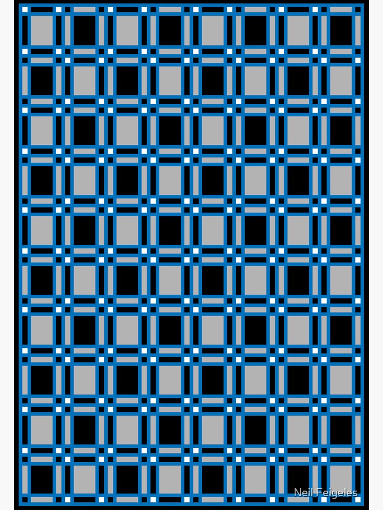 "Rectangle and Square Alternating Abstract Pattern no.10" Sticker by ...