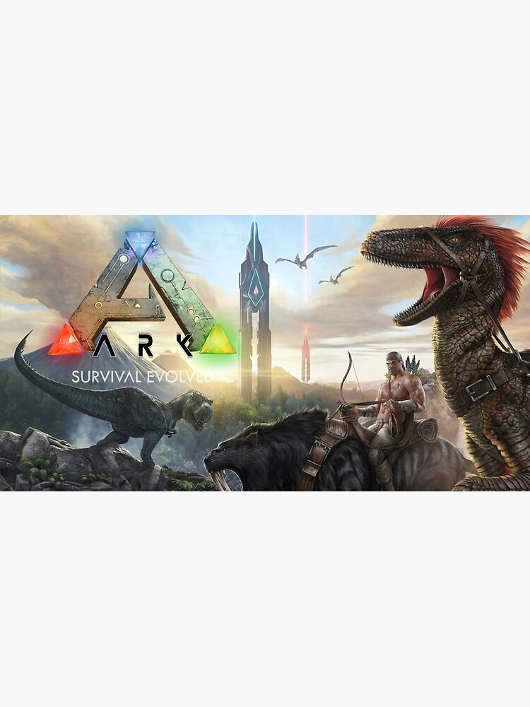 "Ark Survival Evolved Game Logo " Poster for Sale by Alfi-Red | Redbubble