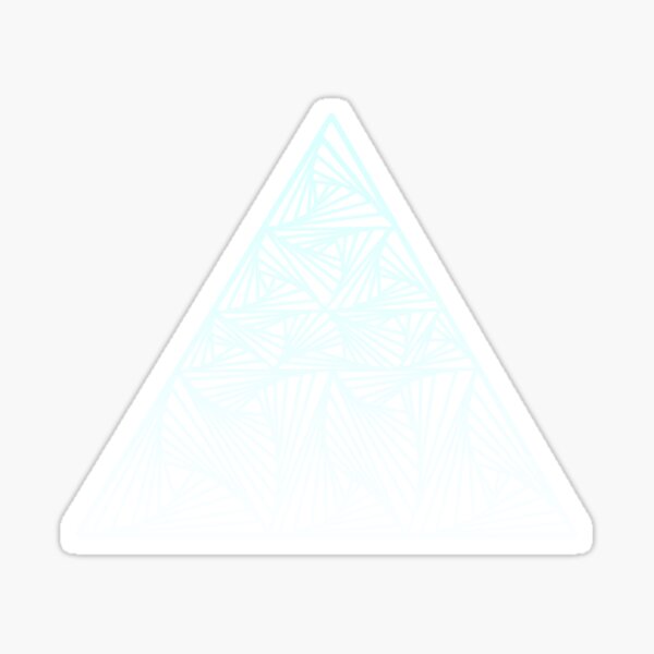 "Triangle of Spirals | Cloud" Sticker by Antlantern | Redbubble
