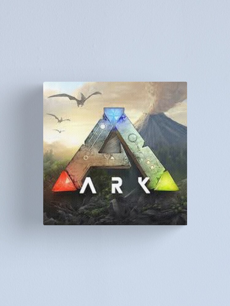 "Ark Survival Evolved Logo " Canvas Print by Alfi-Red | Redbubble