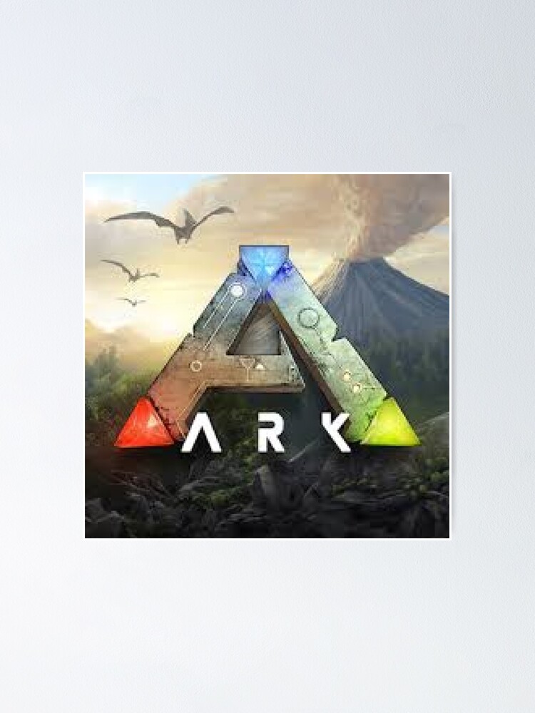 "Ark Survival Evolved Logo " Poster for Sale by Alfi-Red | Redbubble