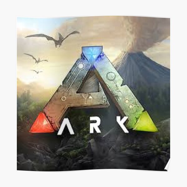 "Ark Survival Evolved Logo " Poster for Sale by Alfi-Red | Redbubble