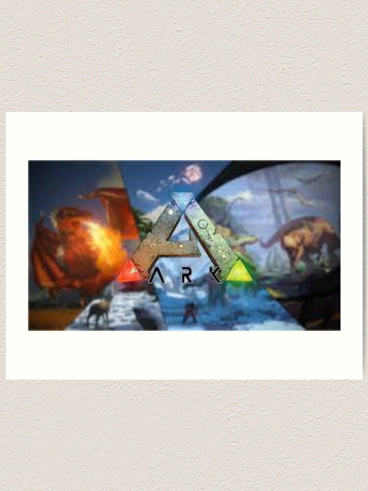 "Ark Survival Evolved Fire Dragon " Art Print for Sale by Alfi-Red ...