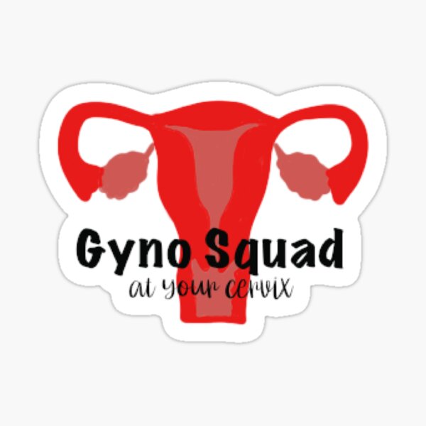 Gyno Squad At Your Cervix Sticker For Sale By Mludwig7 Redbubble
