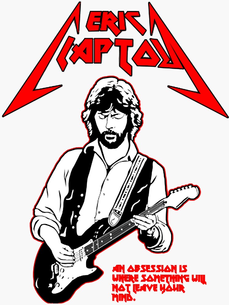 "Eric Clapton Eric clapton Classic" Sticker by PaschalThompson | Redbubble