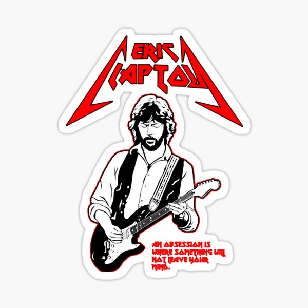 "Eric Clapton Eric clapton Classic" Sticker by PaschalThompson | Redbubble