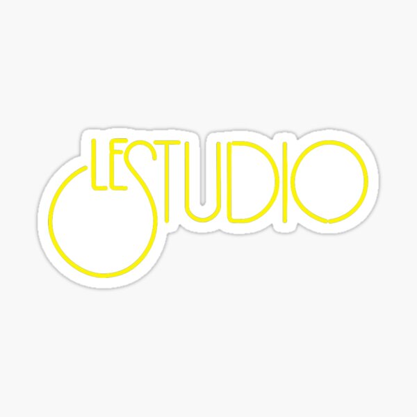 "Le Studio logo yellow" Sticker by RichardBaxter | Redbubble