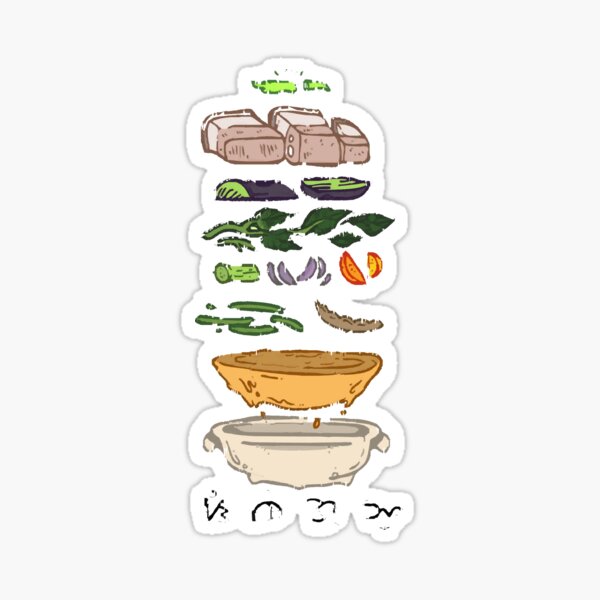 "Sinigang" Sticker by briotdebra | Redbubble