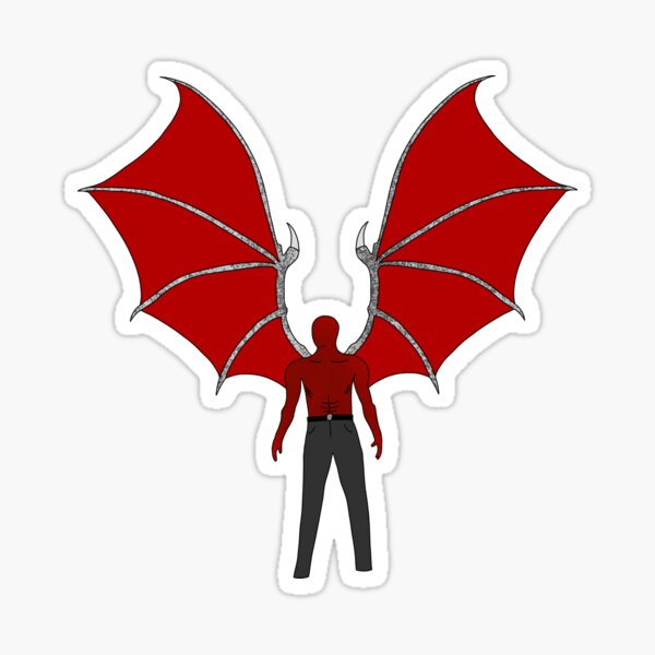 "Faceless Lucifer Morningstar" Sticker for Sale by OberArt | Redbubble