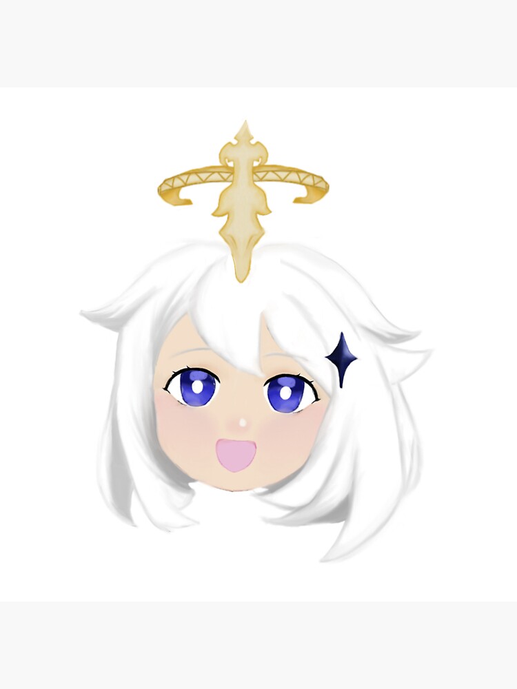 "Genshin impact paimon " Sticker for Sale by Val7art | Redbubble