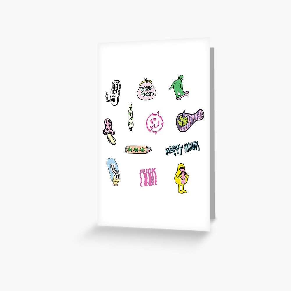 "Trippy Pack " Greeting Card by Stephanie2022 | Redbubble