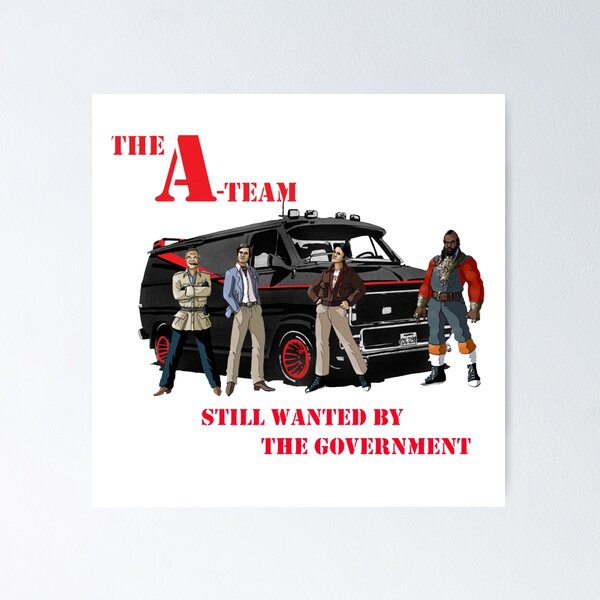 "THE A_TEAM POSTER" Poster for Sale by kucharski1017 | Redbubble
