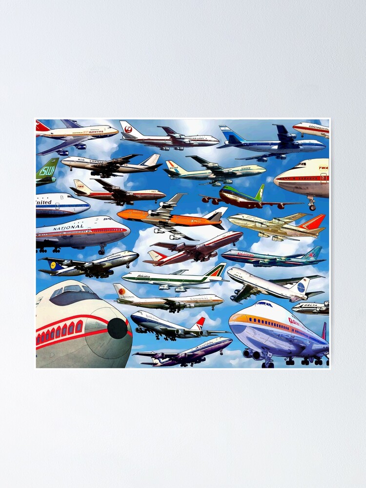 "JUMBO JETS SKY" Poster for Sale by ICONIC-SONIC | Redbubble