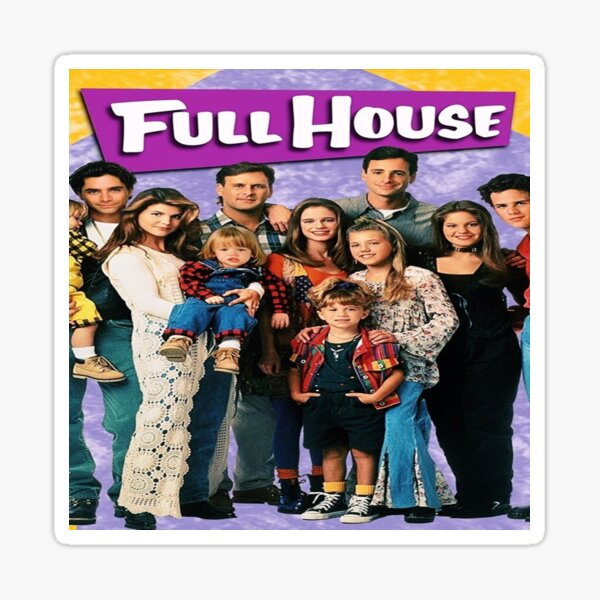 "Full House" Sticker for Sale by janabrow | Redbubble