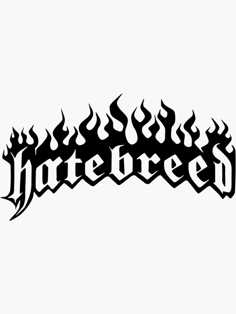 "Hatebreed " Sticker for Sale by Jaalawelch | Redbubble