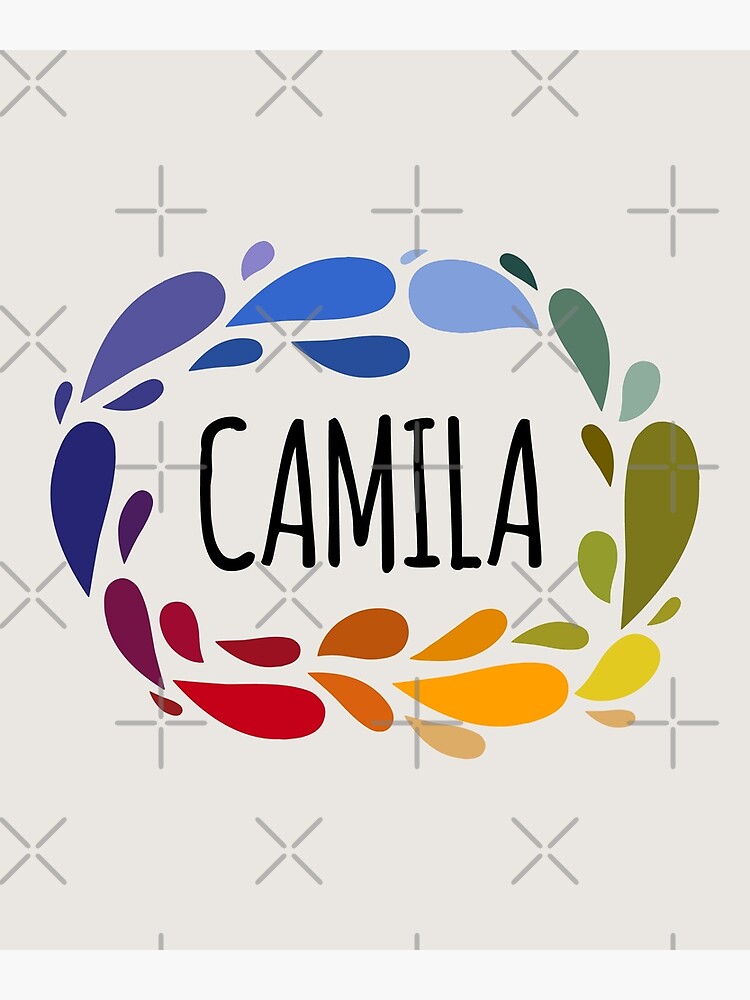 "Camila - Names for Wife Daughter and Girl" Poster by kindxinn | Redbubble