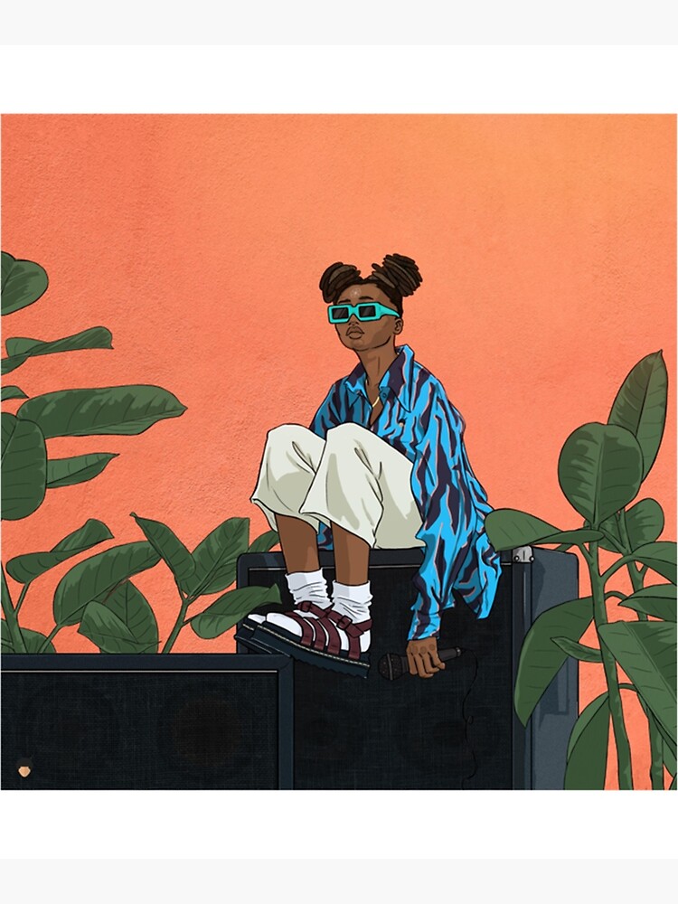 "little simz cartoon " Poster by LittleOwlsHut | Redbubble