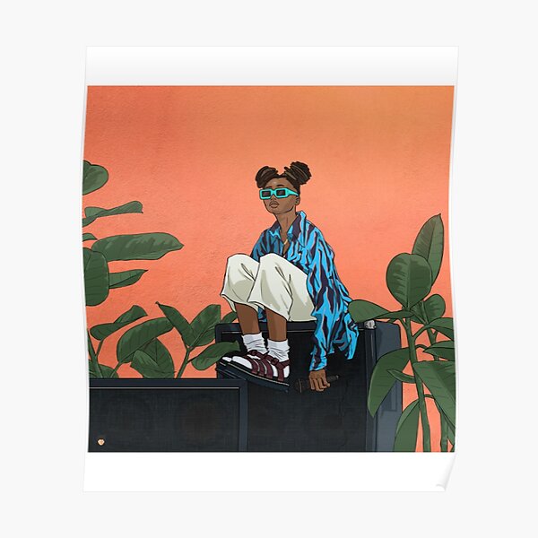"little simz cartoon " Poster by LittleOwlsHut | Redbubble