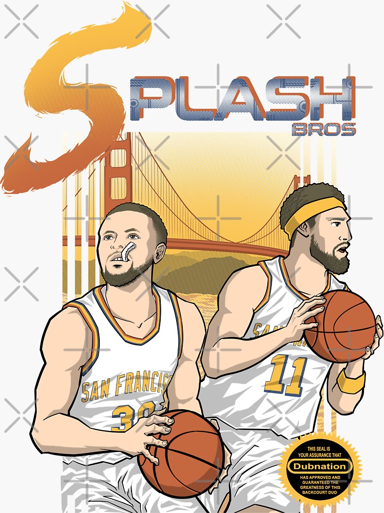 "SPLASH BROS" Sticker for Sale by Betmac | Redbubble
