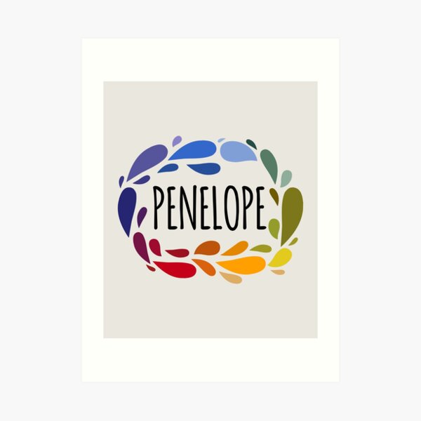 "Penelope - Names for Wife Daughter and Girl" Art Print for Sale by ...